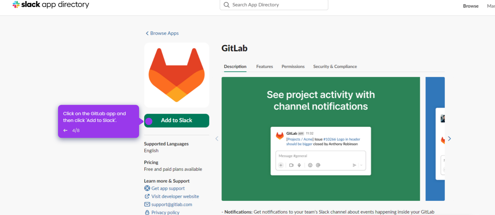 How Integrate Slack with Gitlab 1 Min Guide